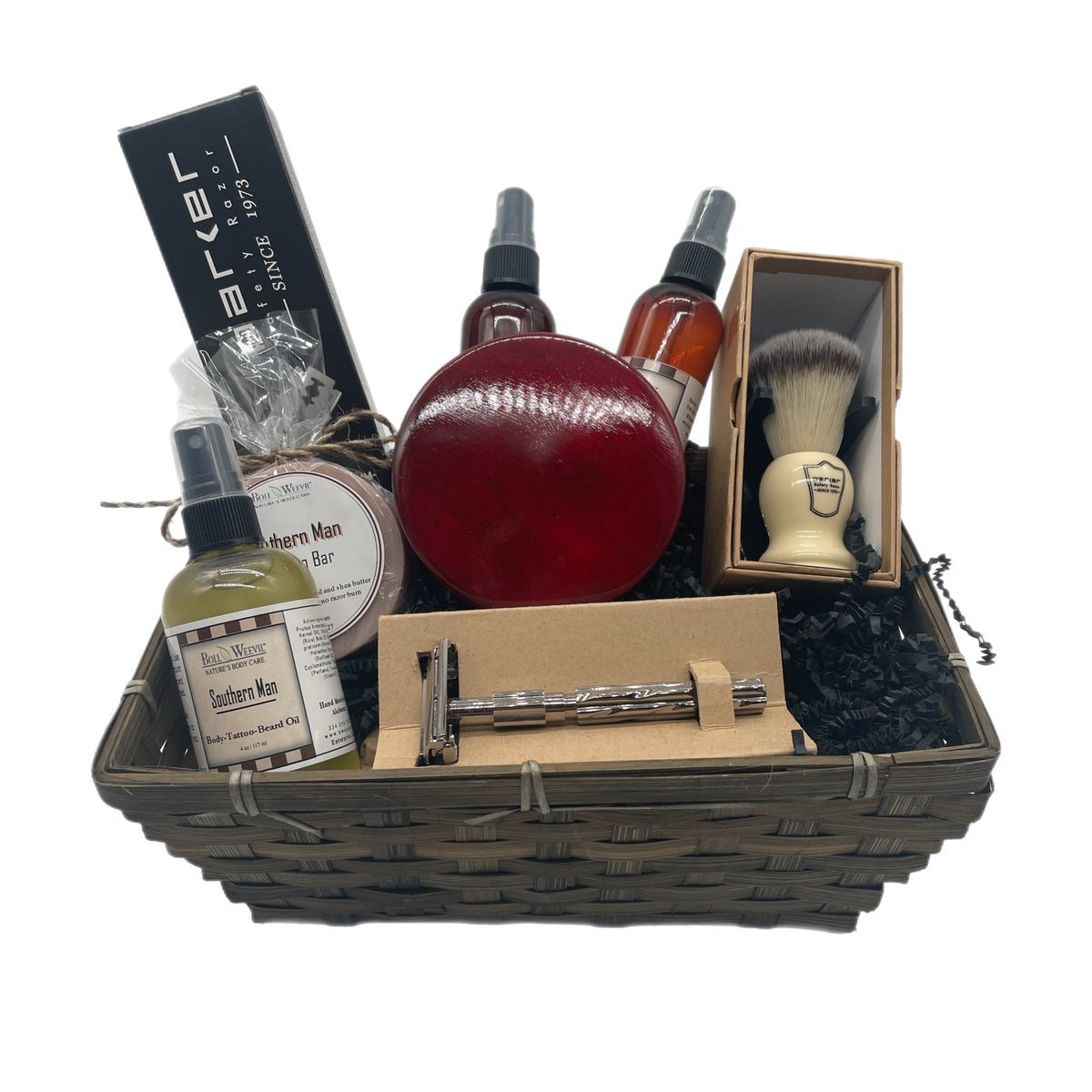 Men's "Best Shave Ever" Shaving Basket/Kit – Boll Weevil Soap Company