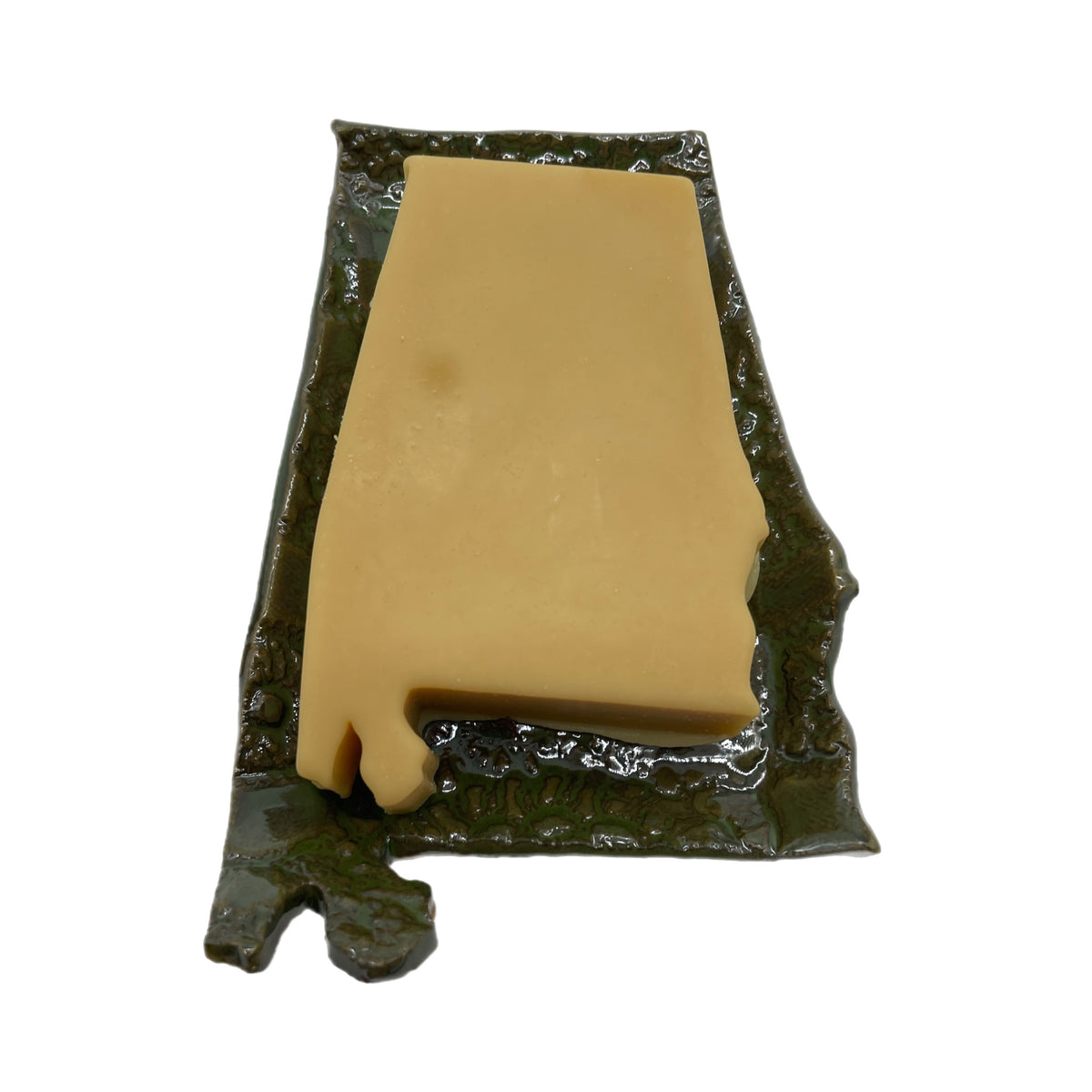 Alabama Shaped Soap Dish and Soap – Boll Weevil Soap Company